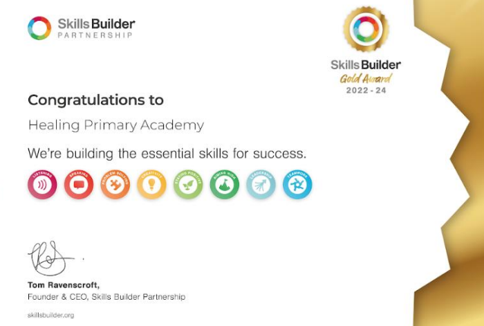 HPA Skill Builder Gold Award - Harbour Learning Trust